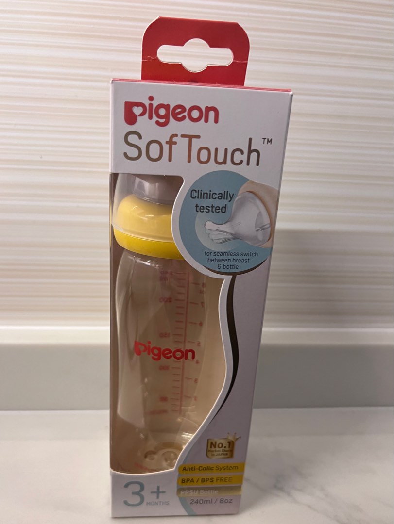 Pigeon soft touch Milk Bottle, Babies & Kids, Nursing & Feeding ...