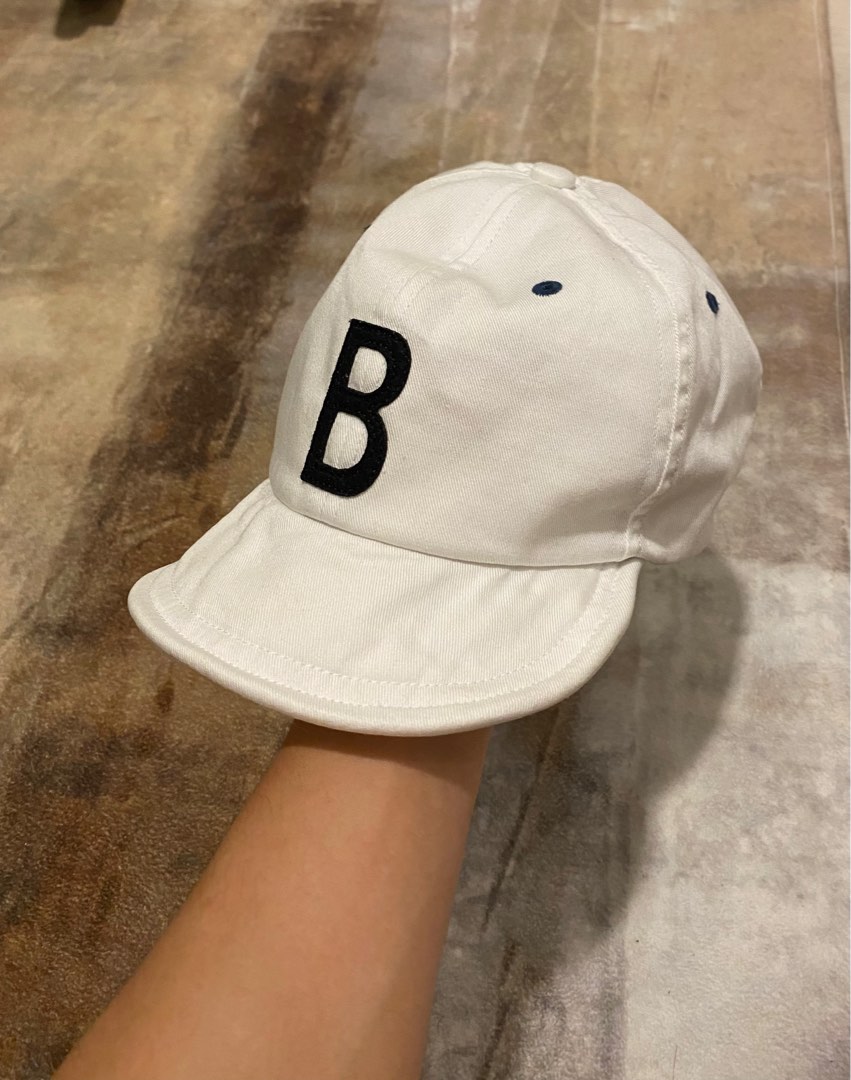 Plain white “B” cap, Men's Fashion, Watches & Accessories, Caps & Hats ...