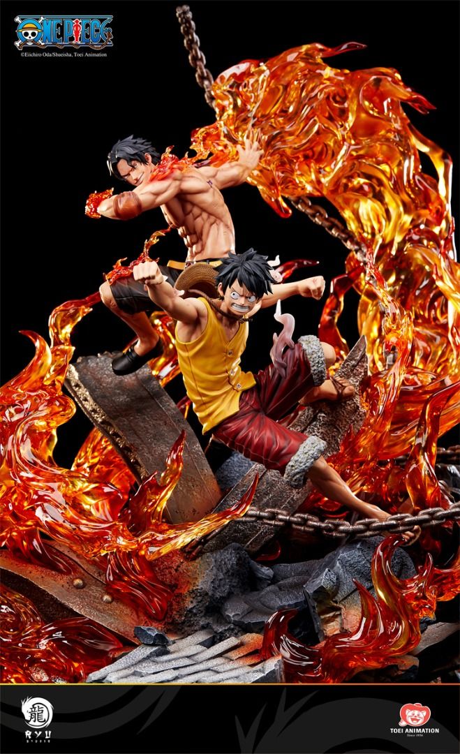 [PO] RYU studio - One Piece Luffy & Ace - Statues GK, Hobbies & Toys ...