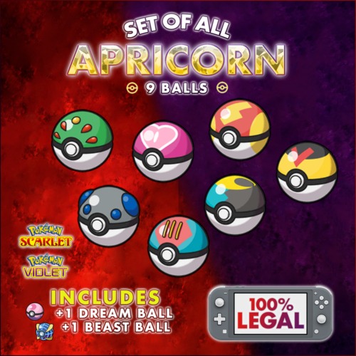 Pokemon Scarlet & Violet - Apricorn Balls, Video Gaming, Video Games ...