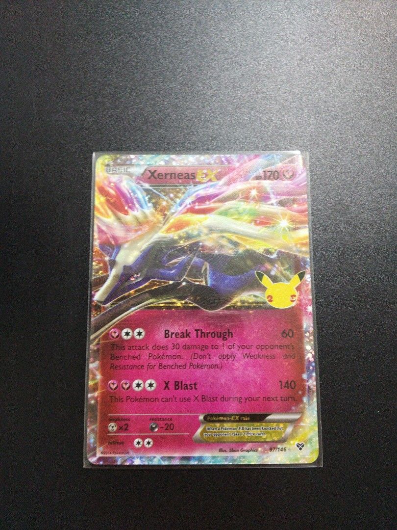 xerneas ex celebrations card