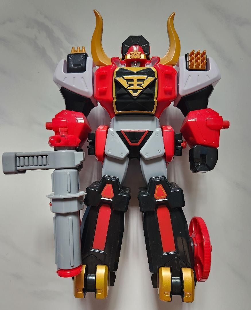 Power Rangers Bull Megazord , Vintage Power Rangers Ninja Transforming ...