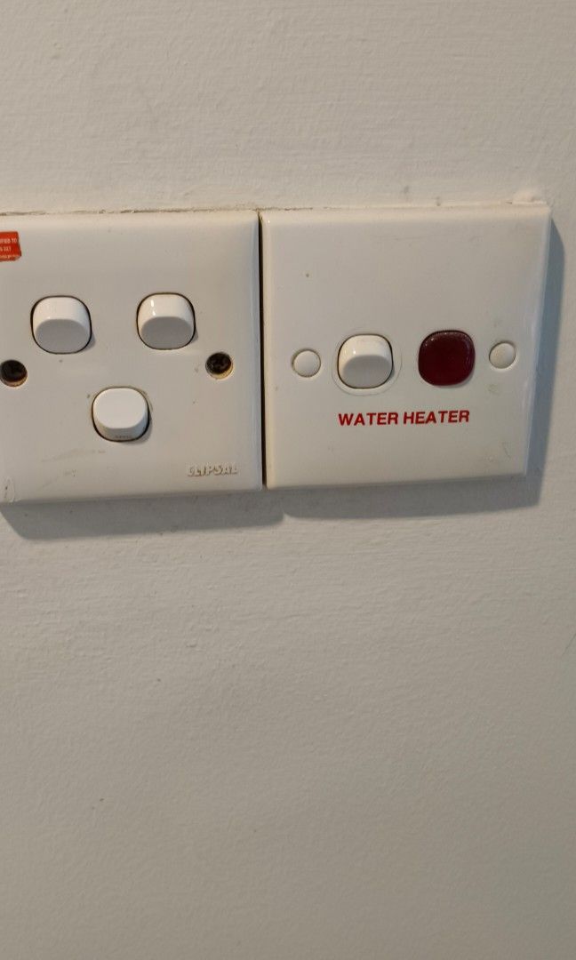 Power socket light and fan heater switch installation, Home Services ...