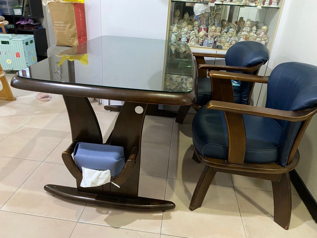 Preloved dining table, Furniture & Home Living, Furniture, Tables ...