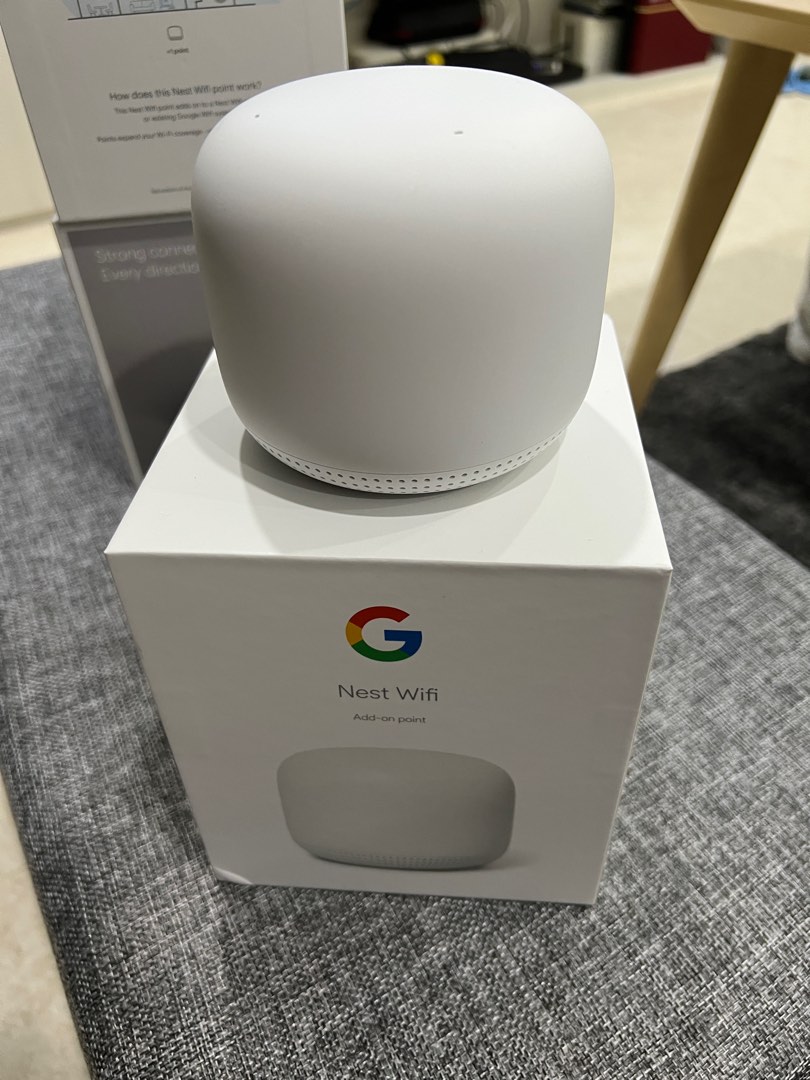 [Preloved] Google Nest Wifi Add-On Point with Power Adaptor, Computers & Tech, Parts ...