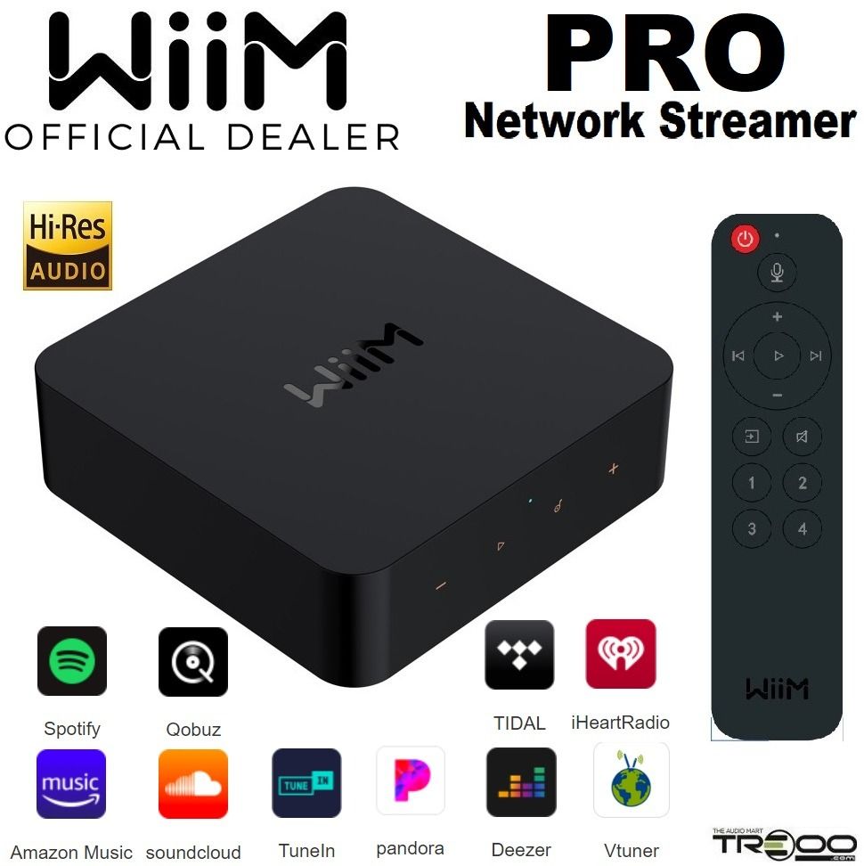 [PROMO!] WiiM Pro Multi-Room Wireless Bluetooth/WiFi/Ethernet Network ...