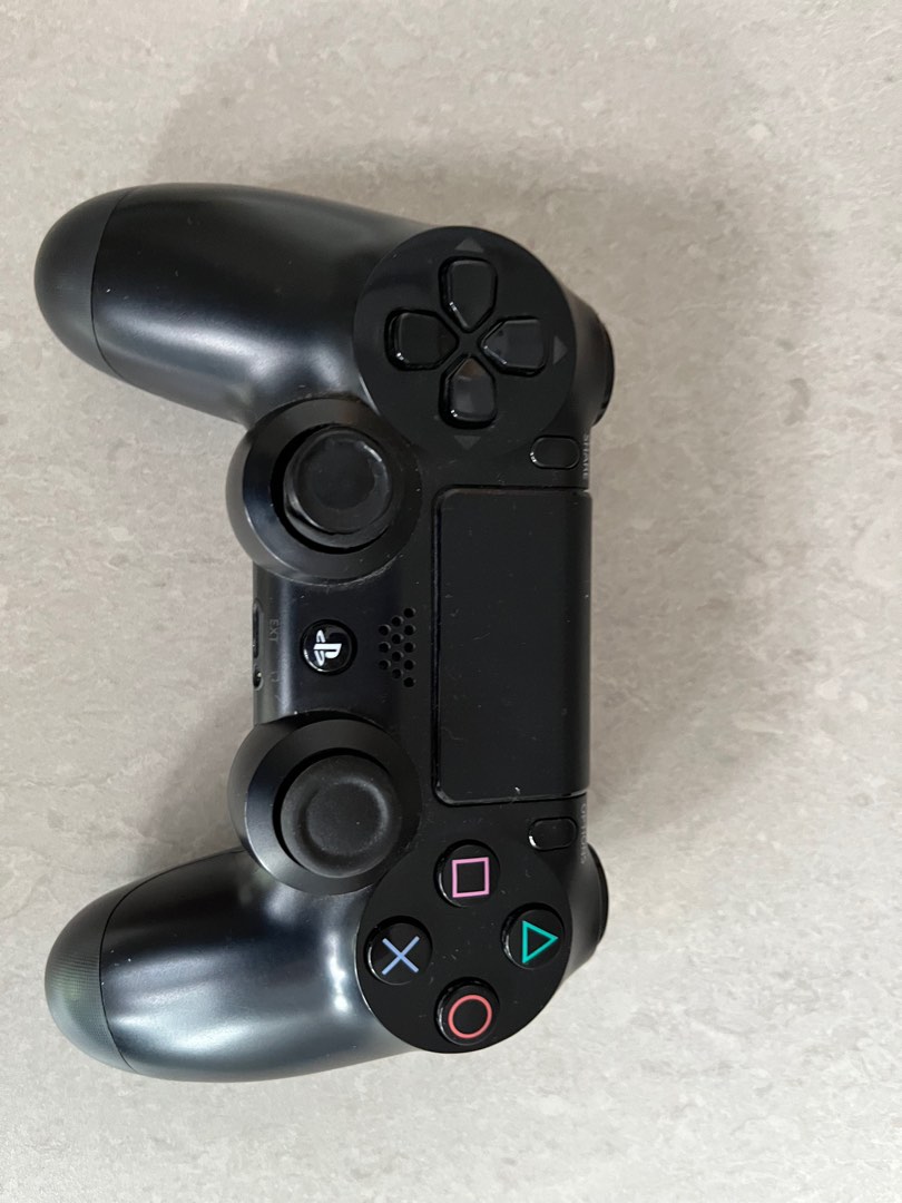 PS4 DualShock controller- black, Video Gaming, Video Game Consoles, PlayStation on Carousell