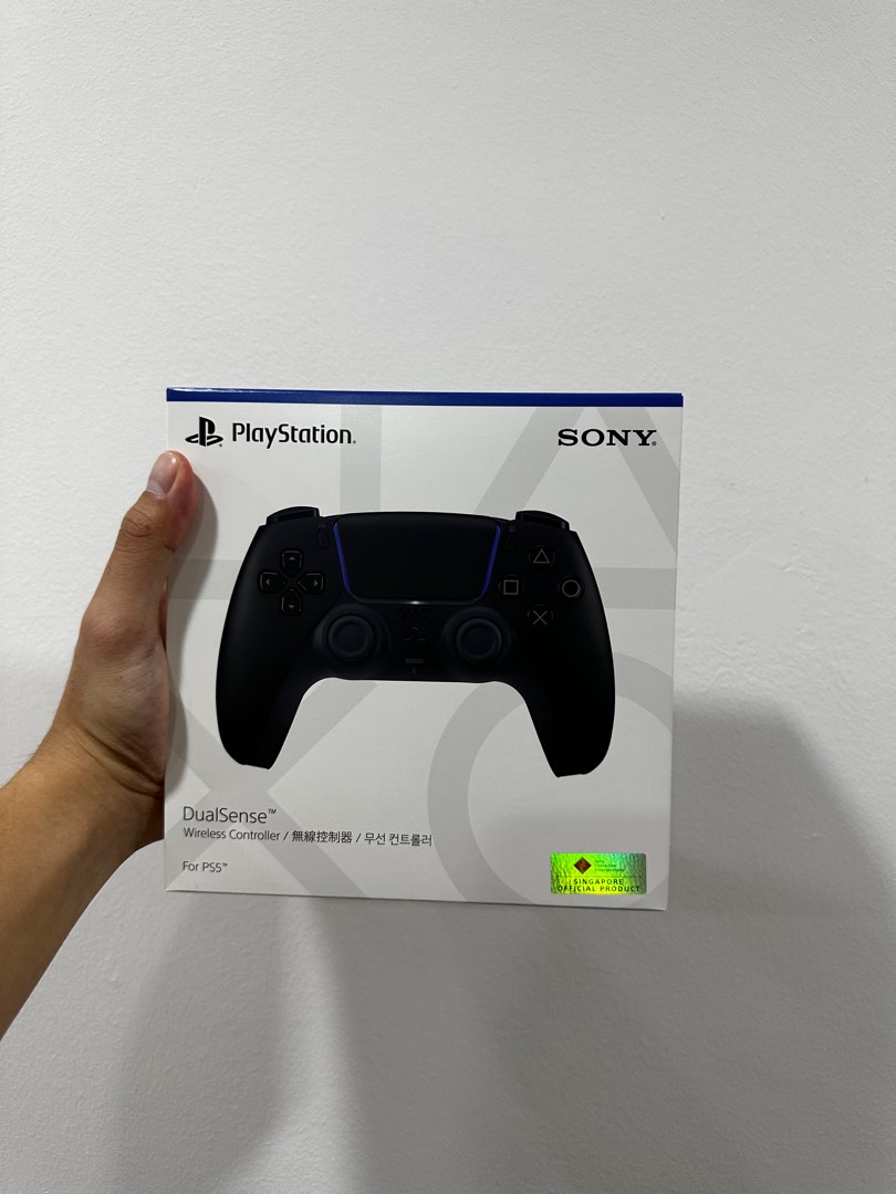 PS5 Midnight Black Dualsense Controller Local Set, Video Gaming, Gaming ...