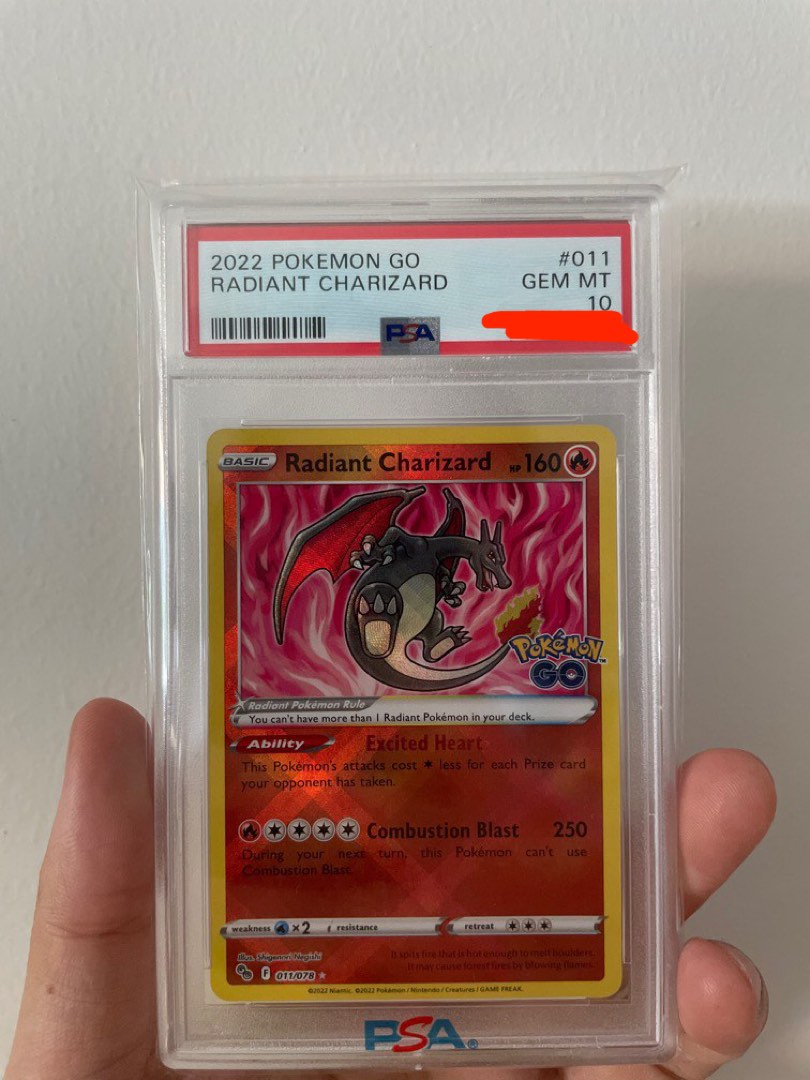 Radiant Charizard PSA 10 pokemon Go, Hobbies & Toys, Toys & Games on ...