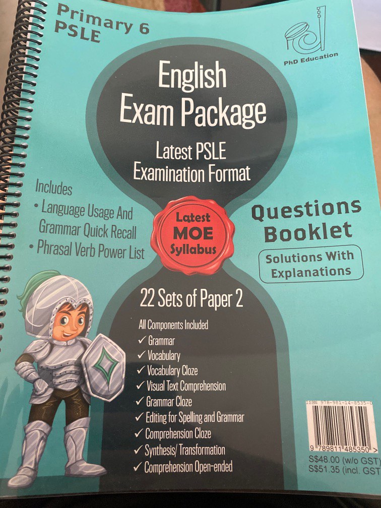 PSLE English exam package, Hobbies & Toys, Books & Magazines, Textbooks ...