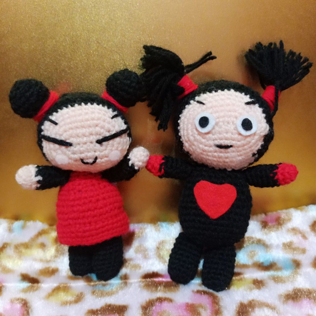 Pucca & Garu Crochet, Hobbies & Toys, Memorabilia & Collectibles, Fan ...