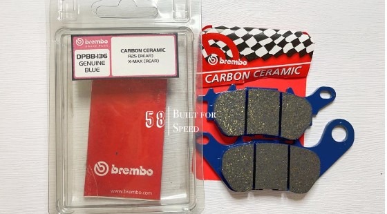R25 / XMAX 250 / XMAX300 BREMBO 100% original brake pad ****CARBON ...