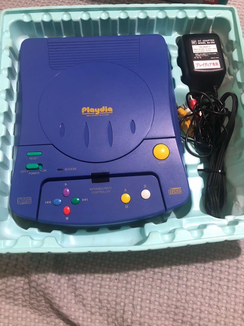Rare vintage bandai Playdia QIS console, Video Gaming, Video Game ...