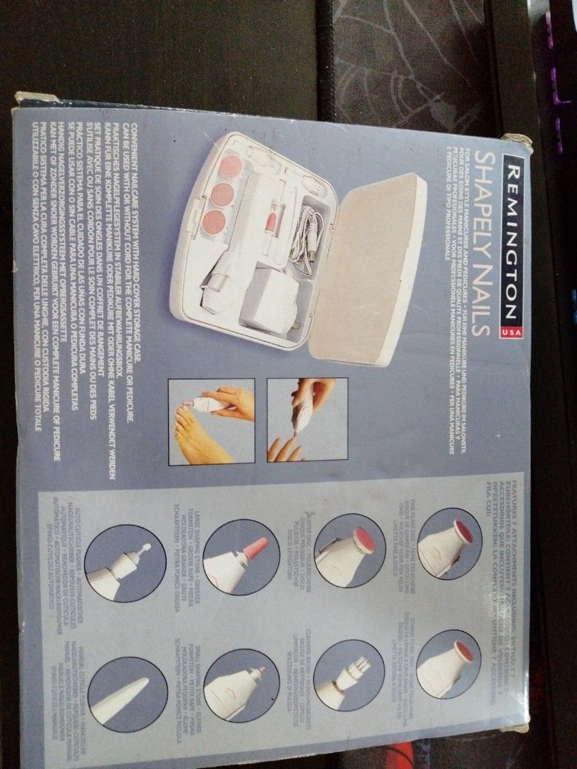 Remington Shapely Nails for salon style manicures and pedicures, Beauty ...