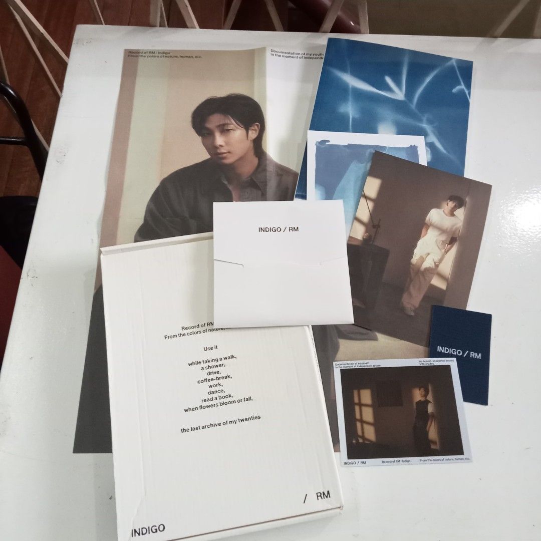 Rm Indigo Album Book Version Hobbies And Toys Memorabilia And Collectibles K Wave On Carousell