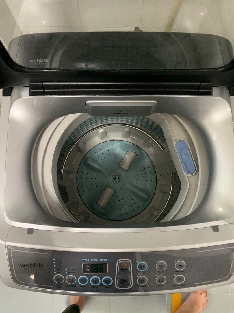 Samsung wobble technology washing machine WA75H4400SS 7.5kg, TV & Home ...