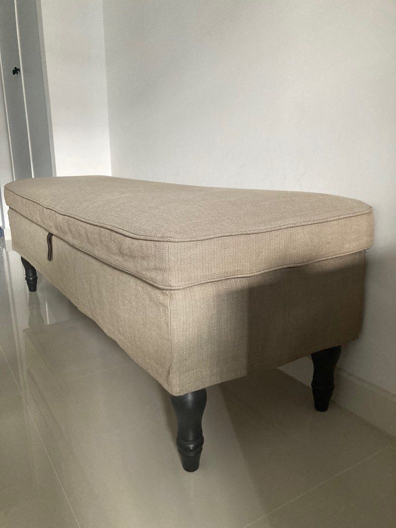 IKEA Stocksund storage bench, Furniture & Home Living, Furniture, Other ...