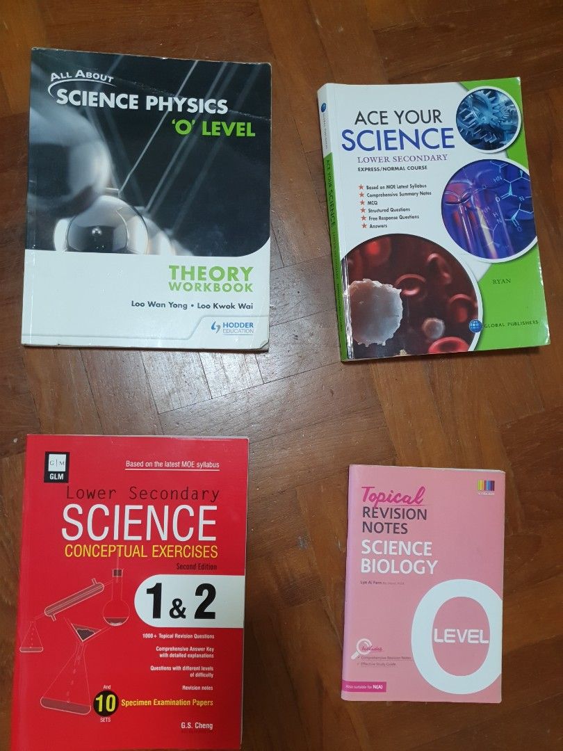 Science lower sec books and higher secondary books, Hobbies & Toys ...