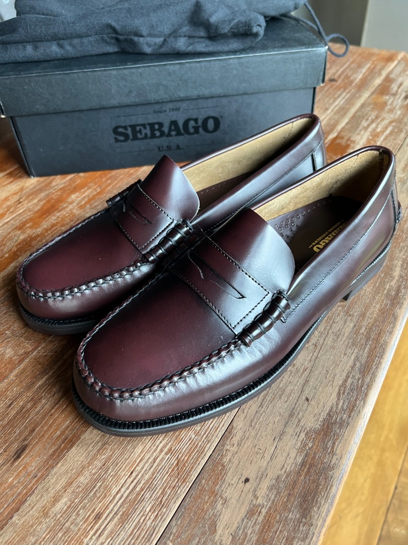 Sebago Classic Dan Men's Shoes (Burgundy), Men's Fashion, Footwear ...
