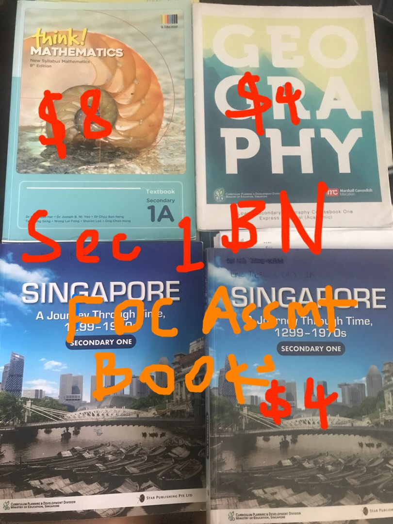 Sec 1 textbooks/ GEP / Things Fall Apart/ Chinese textbook Shing Lee ...