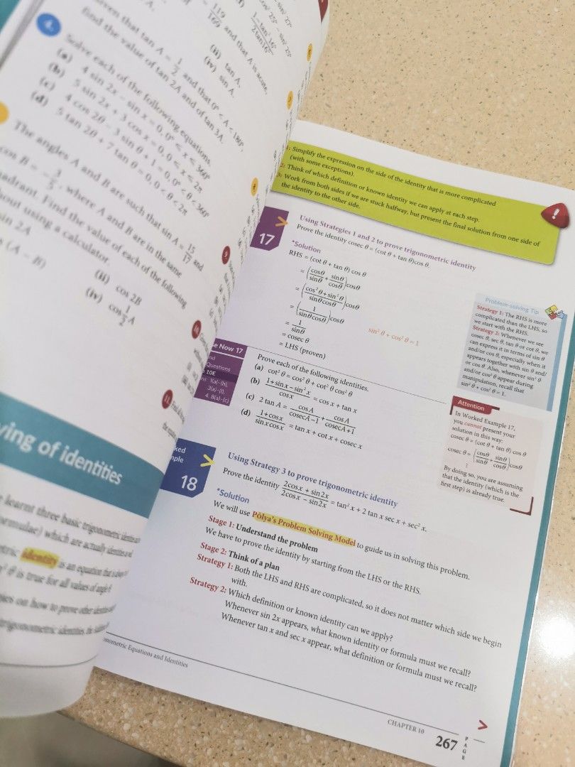 Sec 3/4 Math Textbook A Maths, Hobbies & Toys, Books & Magazines ...