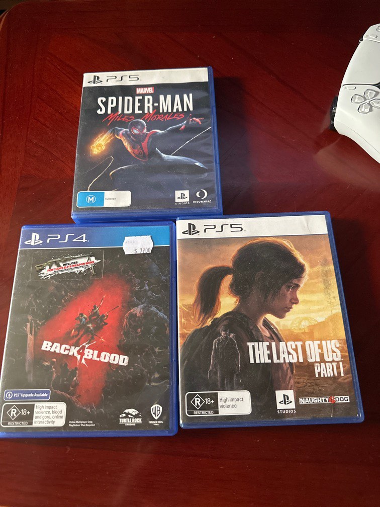 Selling my pre-owned ps4 and ps5 games no time to play games anymore ...