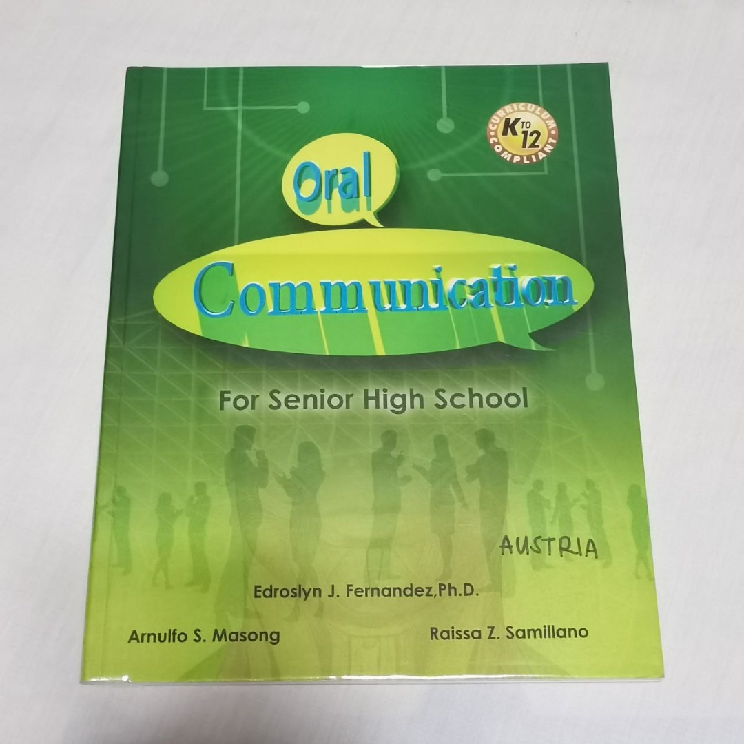 senior high schoool shs grade 11 textbooks oral communication oral comm ... senior high schoool shs grade 11 textbooks oral communication oral comm ...