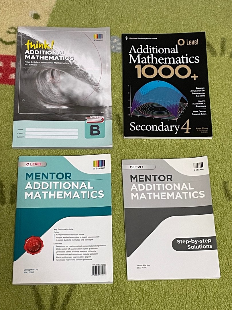 Set of O-level A-maths assessment books for sale, Hobbies & Toys, Books & Magazines, Assessment ...