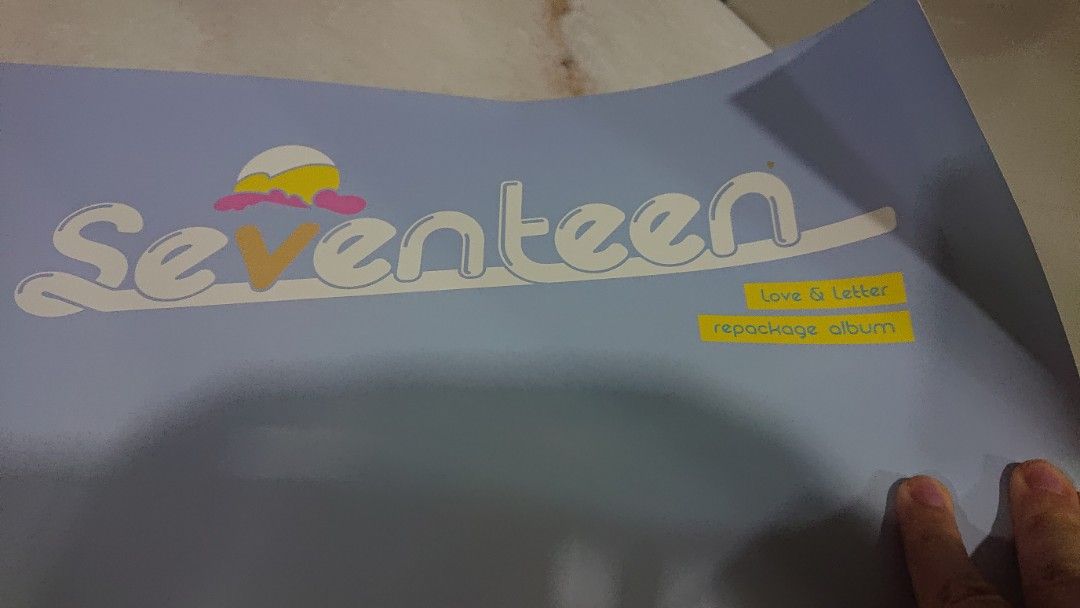 SEVENTEEN SVT LOVE AND LETTER REPACKAGE POSTWE, Hobbies & Toys ...