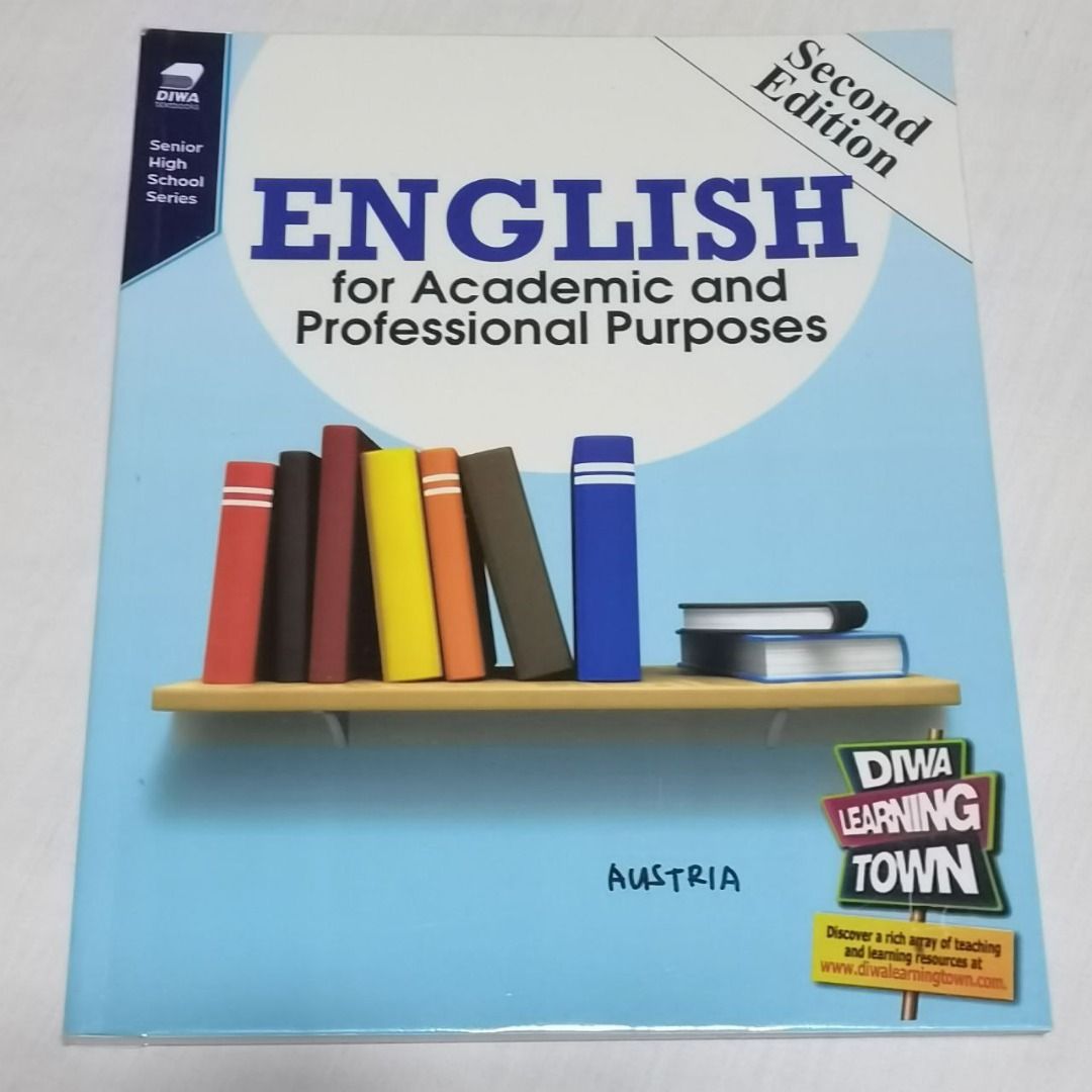 shs grade 11 textbooks english for academic and professional purposes ...