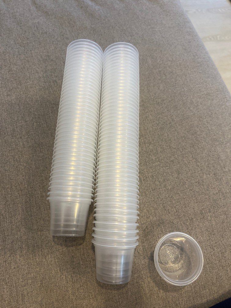 Skp disposable plastic tiny cups, Furniture & Home Living, Kitchenware ...
