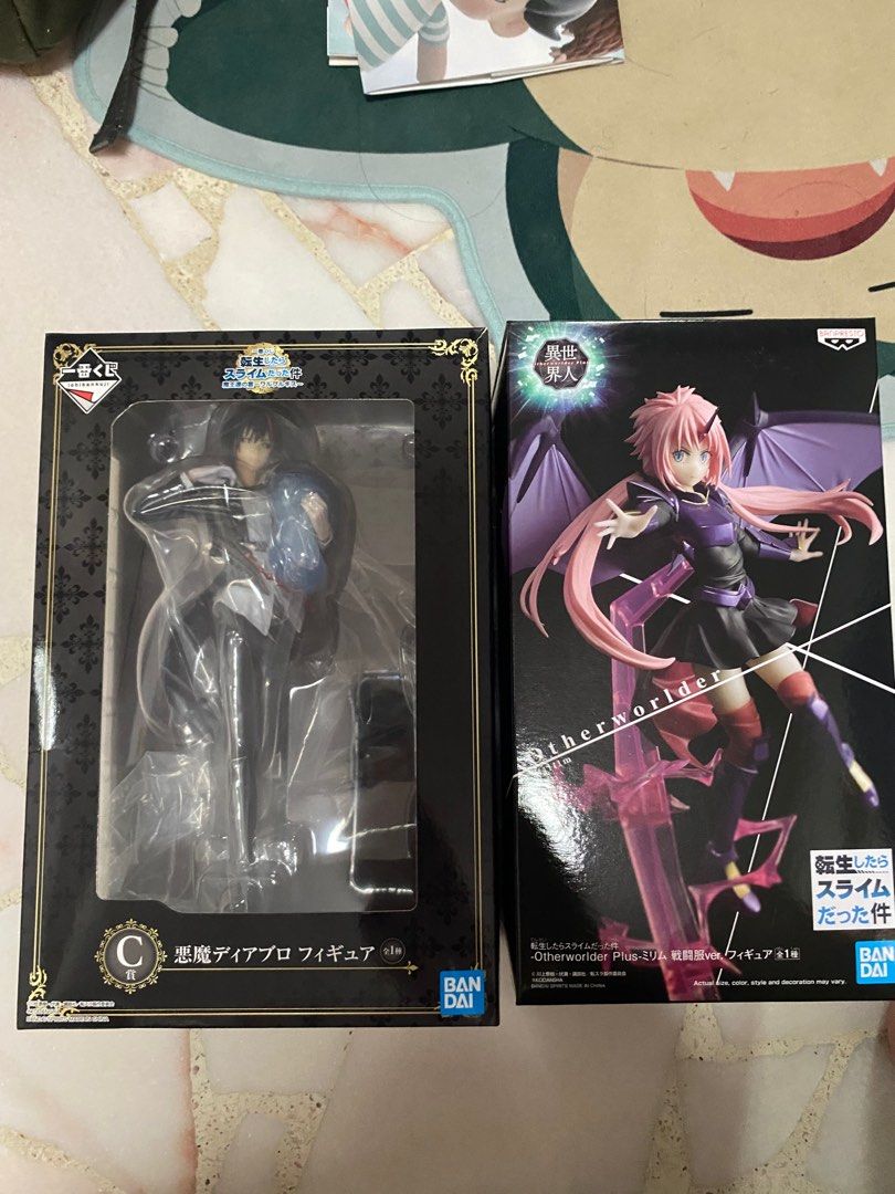 Slime Milim & diablo figure kuji, Hobbies & Toys, Toys & Games on Carousell