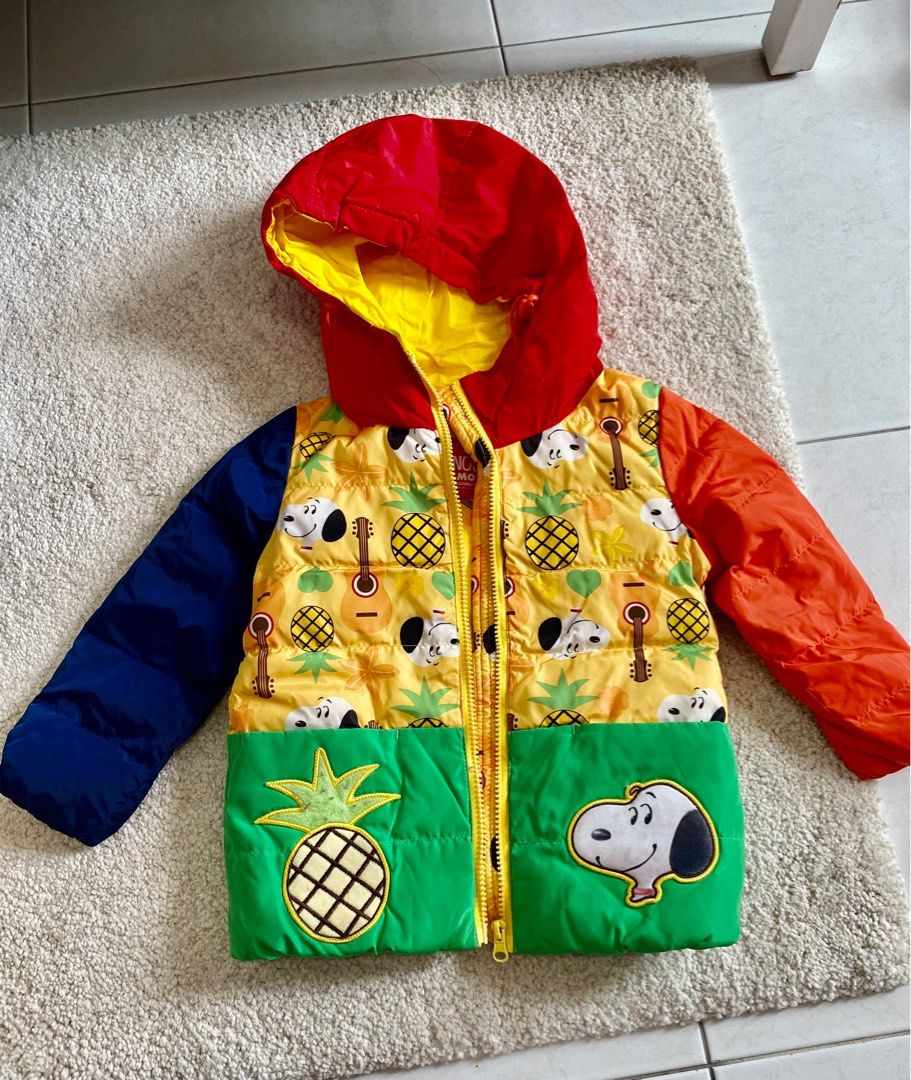 Snoopy Winter Jacket, Babies & Kids, Babies & Kids Fashion on Carousell