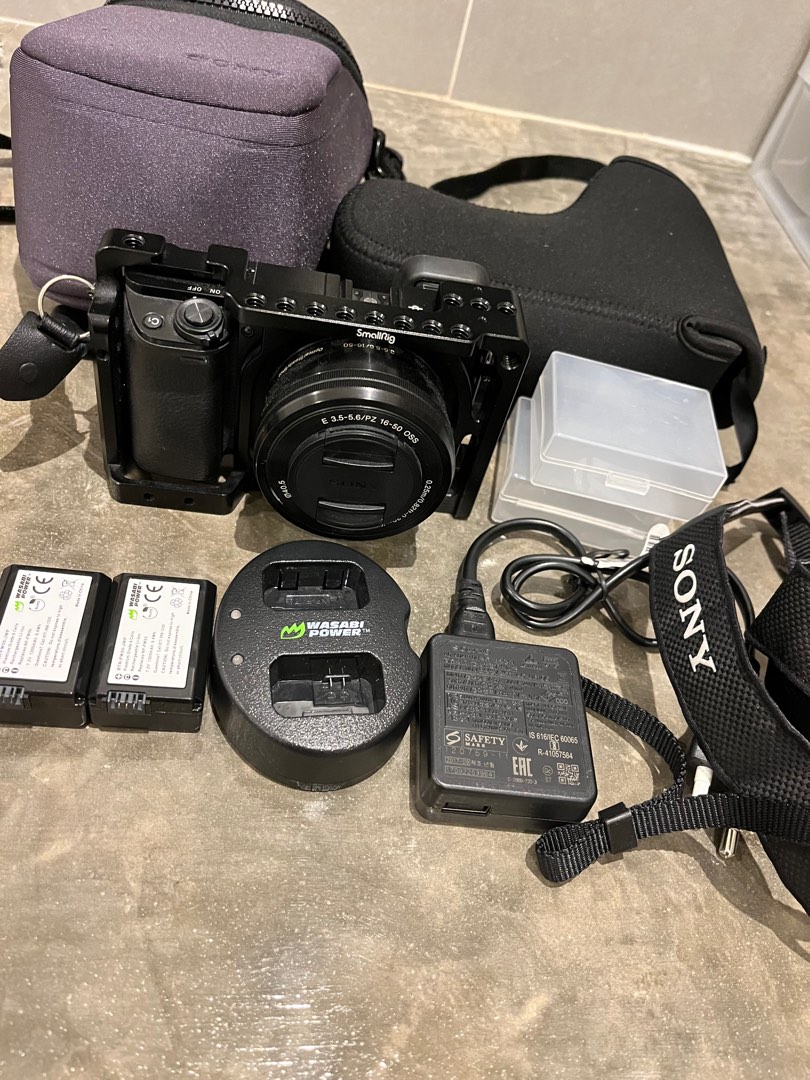 Sony A6000 Complete set + Extras, Photography, Cameras on Carousell