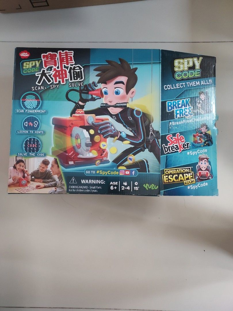 spy code - safe breaker, Hobbies & Toys, Toys & Games on Carousell