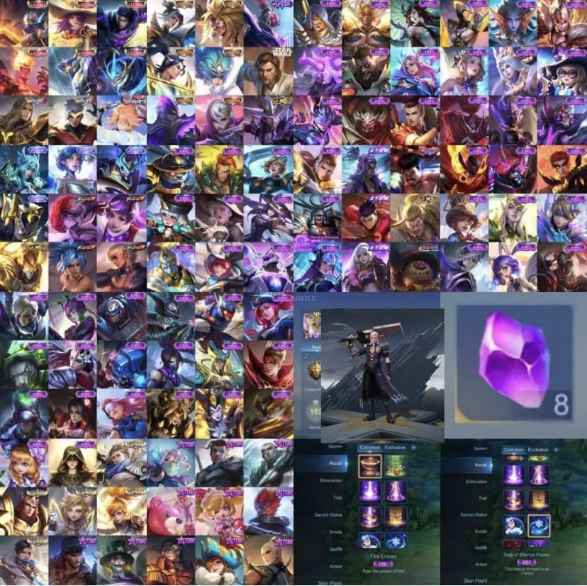 Stacked MLBB account, Video Gaming, Gaming Accessories, In-Game ...