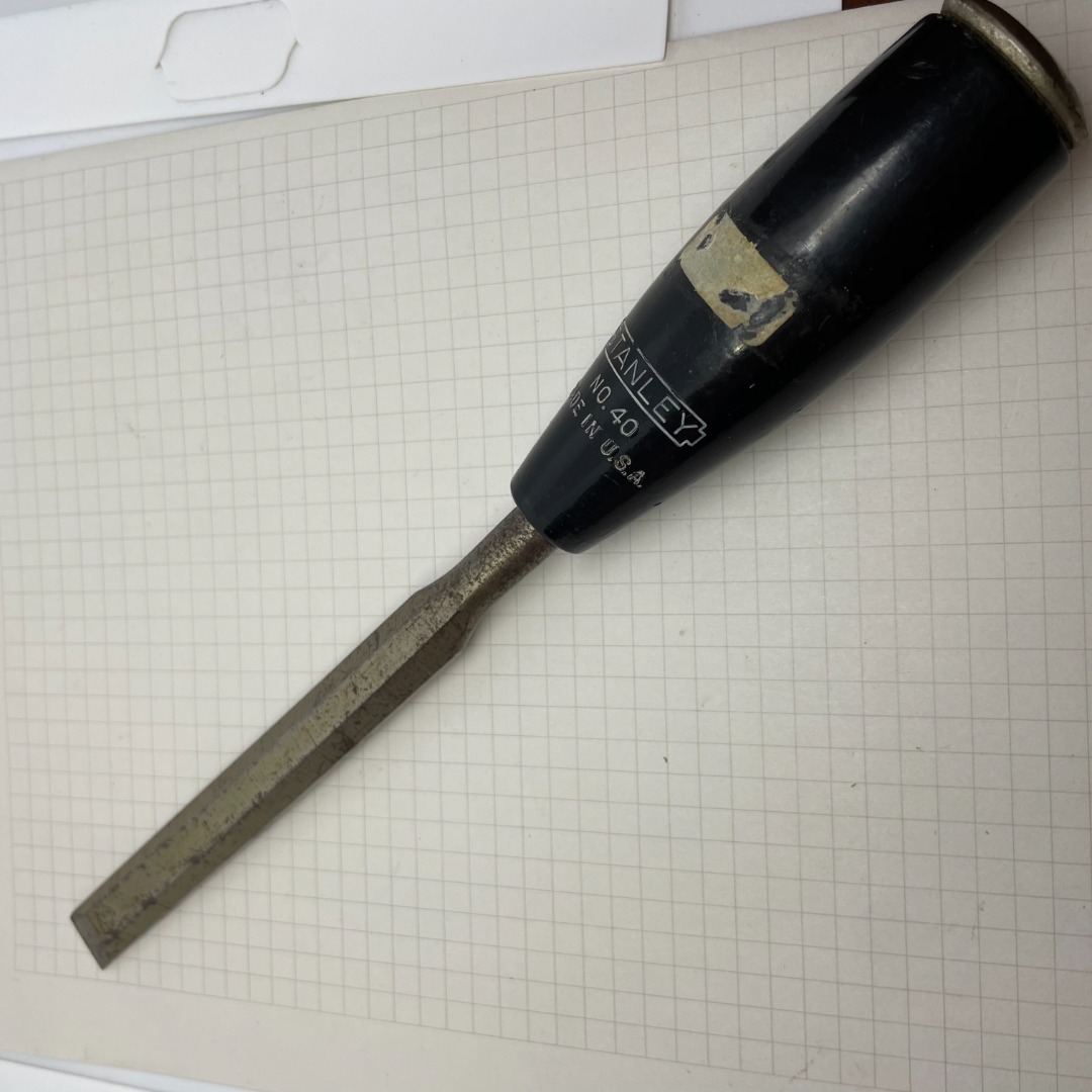 Stanley Chisel New Old Stock Made in USA No. 40 (blade size about 11.5 ...