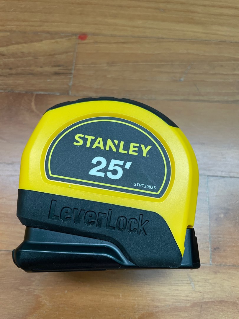 Stanley measuring tape with Leverlock, Furniture & Home Living, Home ...