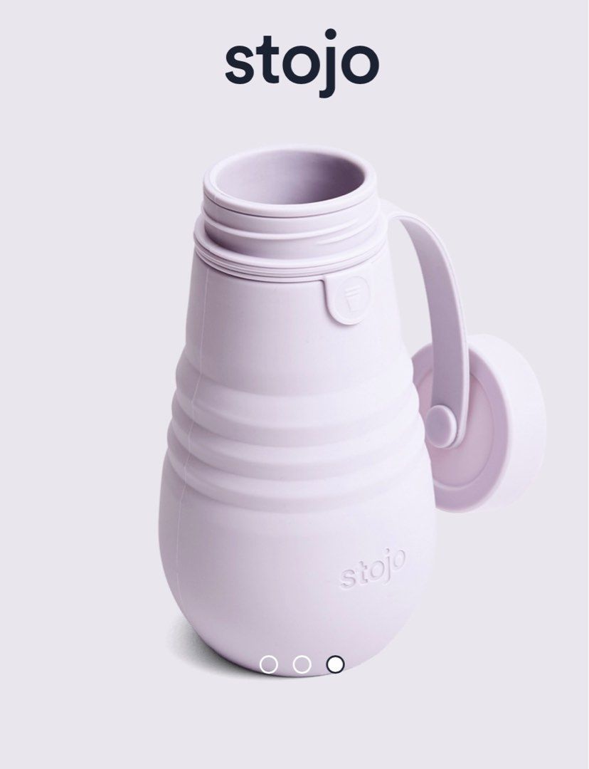 STOJO Collapsible Bottle 20 oz (590 mL) in Lilac, Furniture & Home ...