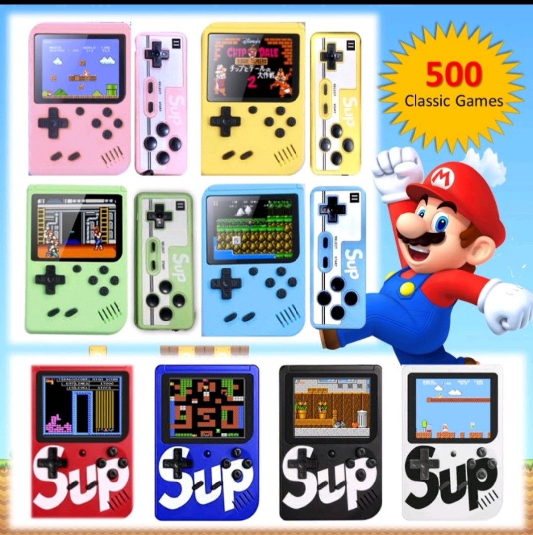 SUP Game Box 400 in 1 Retro Handheld Game Console Emulator, Video ...