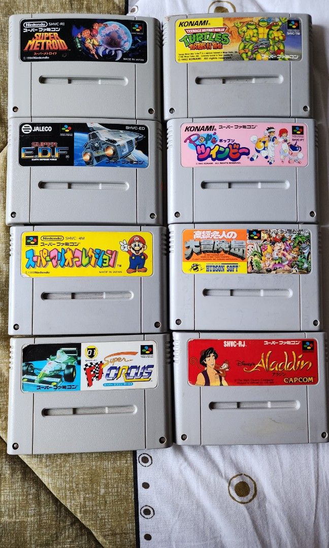 Super Famicom Games, Video Gaming, Video Games, Nintendo on Carousell