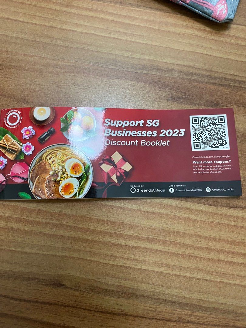 Support SG voucher booklet, Tickets & Vouchers, Vouchers on Carousell
