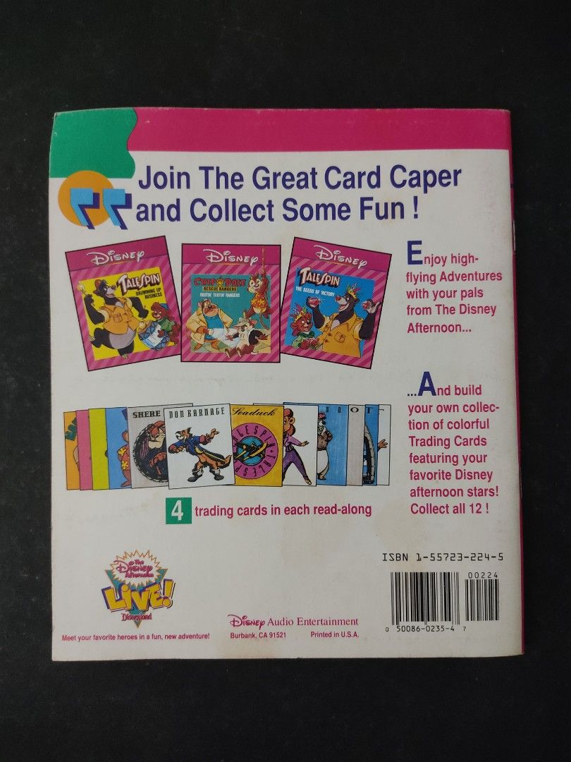 Talespin; Drumming Up Business (Disney, Children's books), Hobbies ...