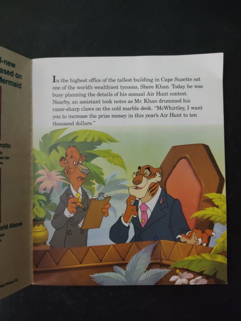 Talespin; Drumming Up Business (Disney, Children's books), Hobbies ...