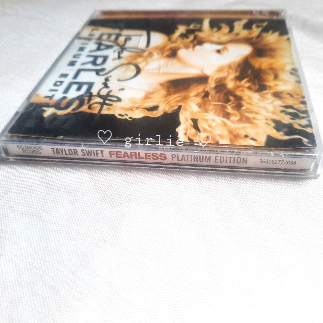 Taylor Swift Fearless Platinum Edition Cd Dvd Album