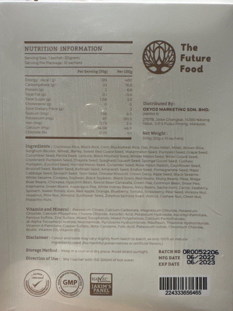 The Future Food Old Recipe, Health & Nutrition, Health Supplements ...