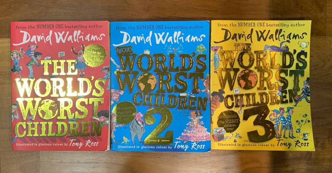 The World’s Worst Children 1, 2 and 3 by David Walliams, Hobbies & Toys ...