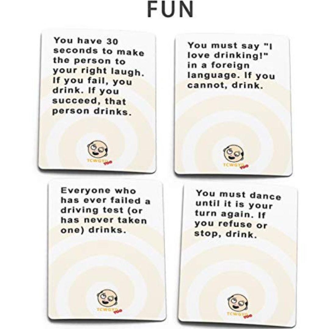 These Cards Will Get You Drunk Card Game (H0130), Hobbies & Toys, Toys ...
