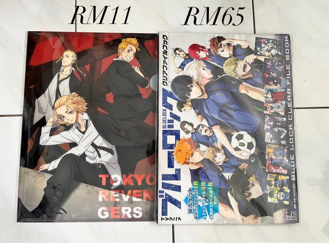 Tokyo Revengers & Blue Lock File Official Manga Anime, Hobbies & Toys ...