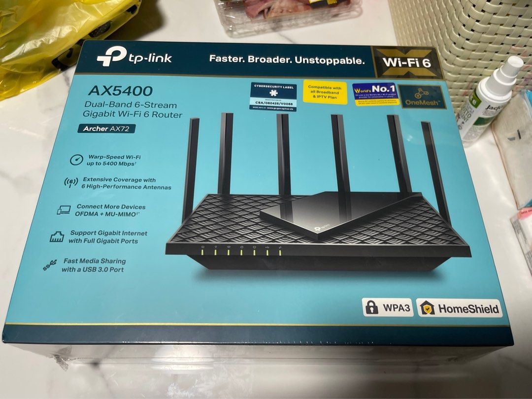 TP-Link AX5400 wifi 6 router, Computers & Tech, Parts & Accessories ...